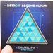 Detroit Become Human - Big Hard Enamel Pin + Glitter - Etsy