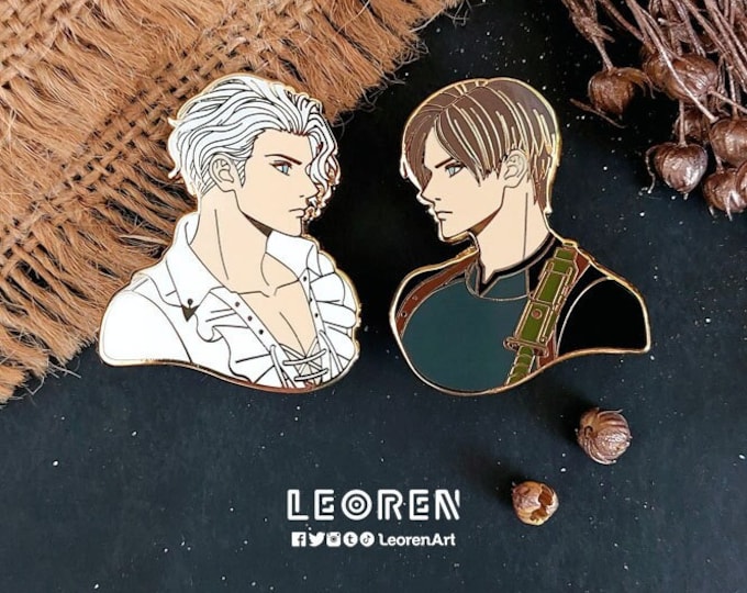 Resident Evil 4 - Leon Kennedy - Hard Enamel Pin - Etsy