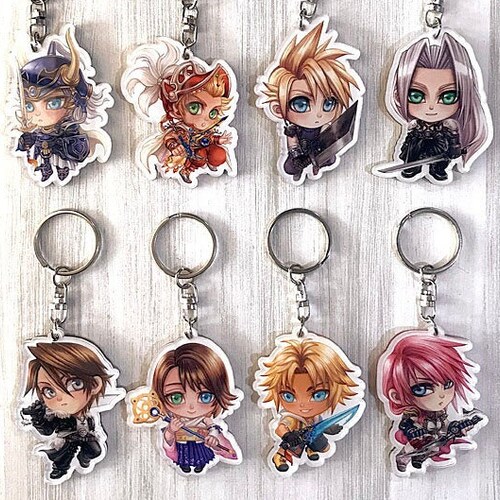 Final Fantasy Keychain Charm - Etsy