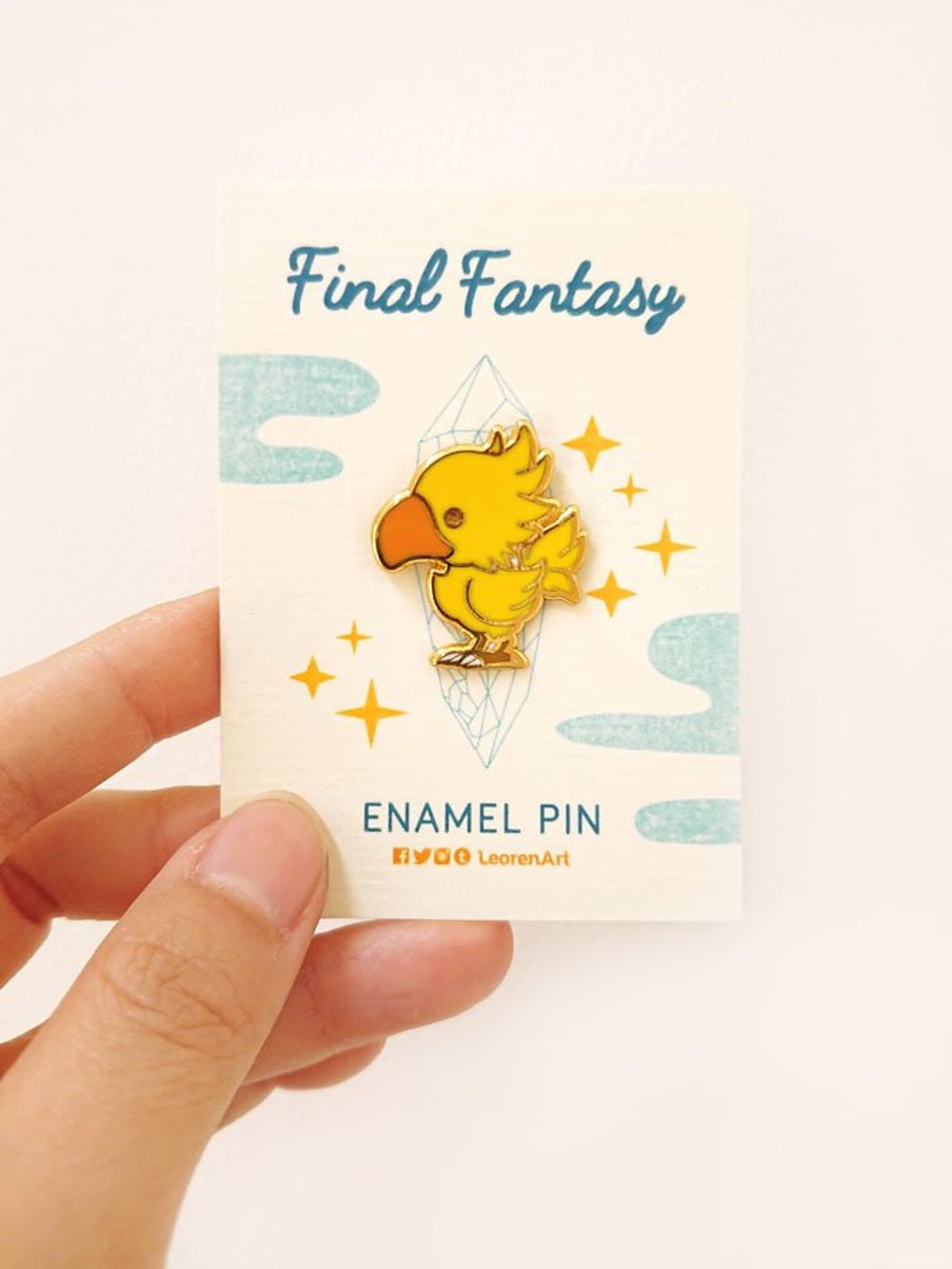 Final Fantasy Chocobo Hard Enamel Pin | Etsy