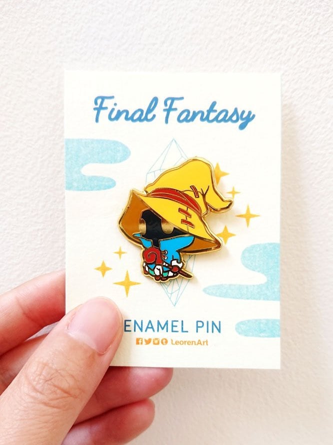 Final Fantasy Black Mage - Hard Enamel Pin - Etsy