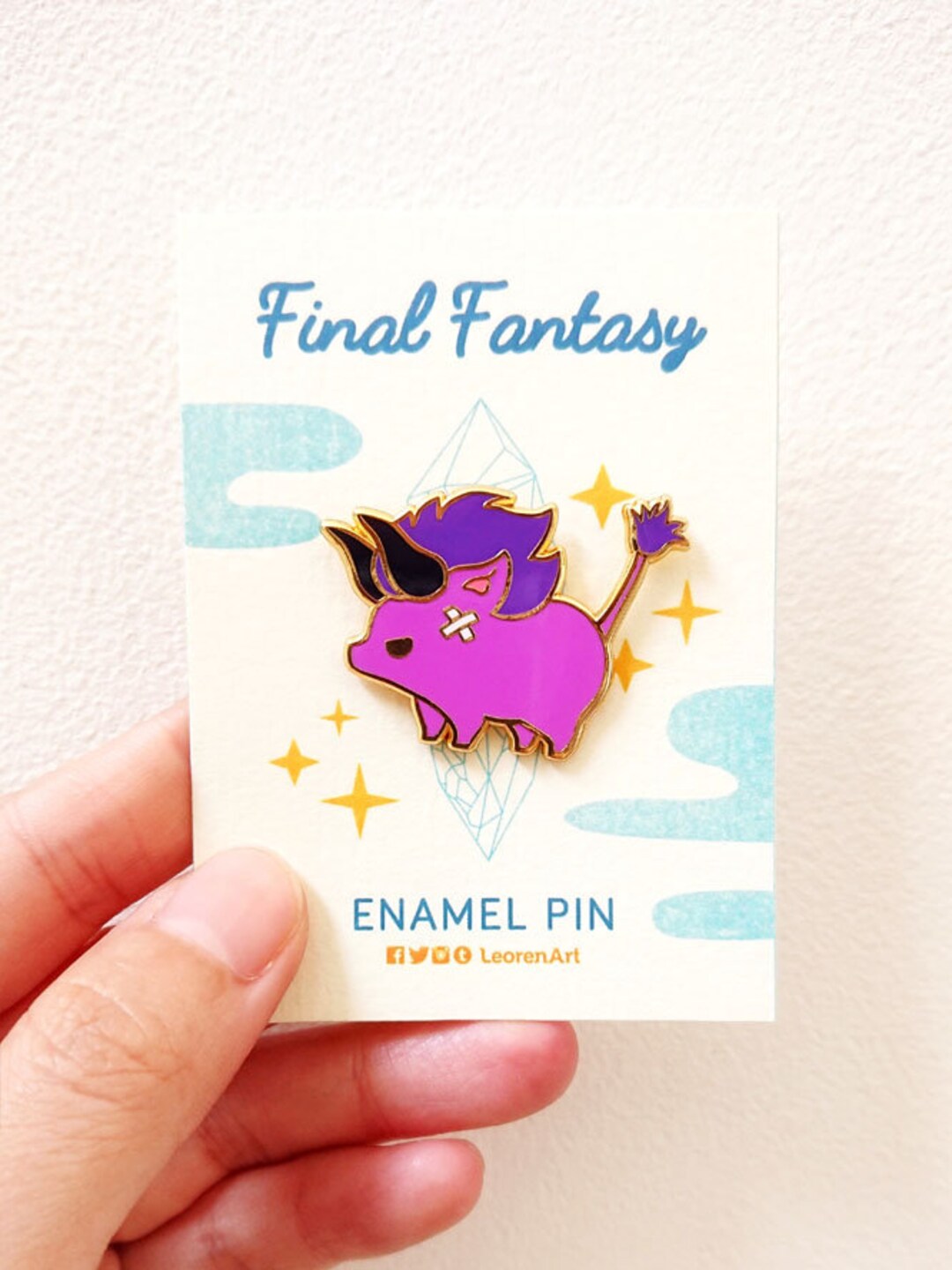 Final Fantasy Bahemoth - Hard Enamel Pin - Etsy