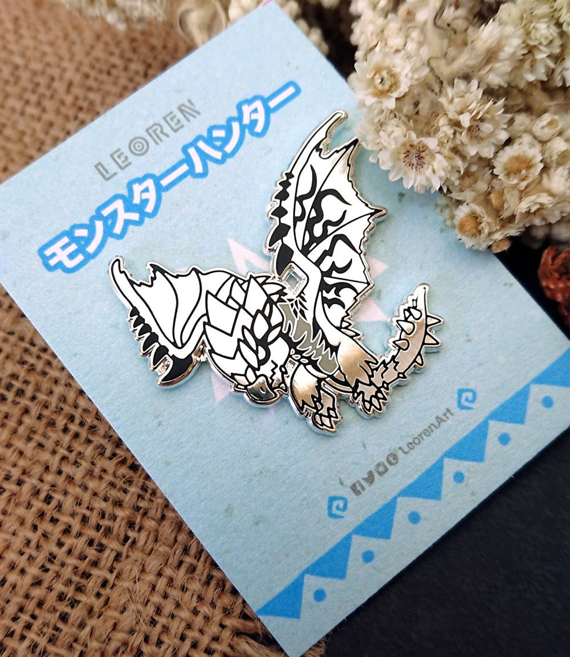 Monster Hunter World MHW Iceborne Hard Enamel Pin - Etsy