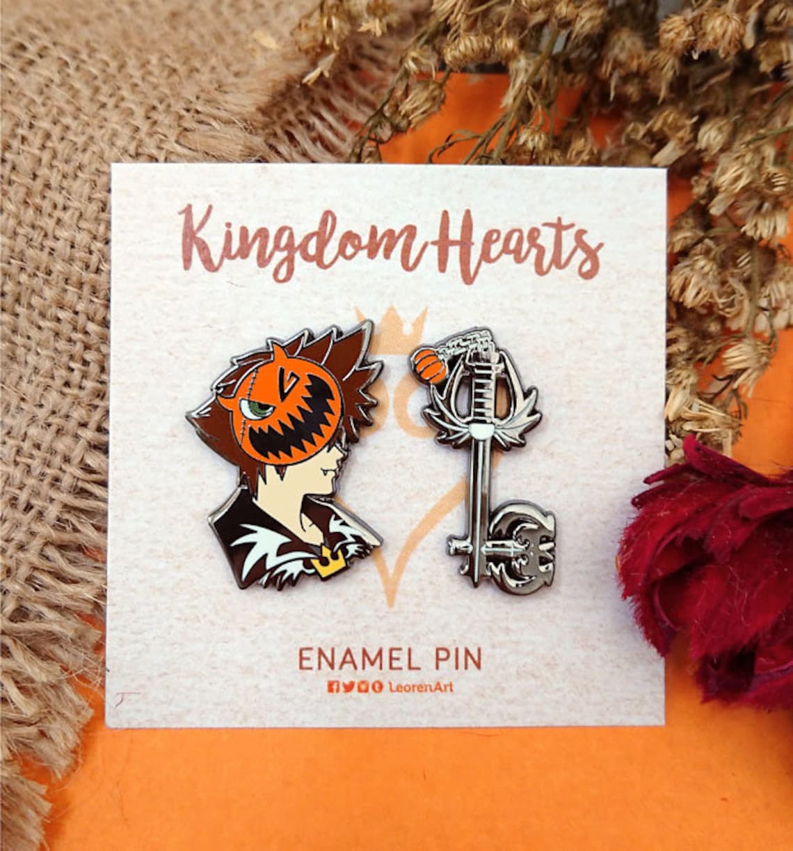 Kingdom Hearts Roxas Keyblade Hard Enamel Pin | Etsy