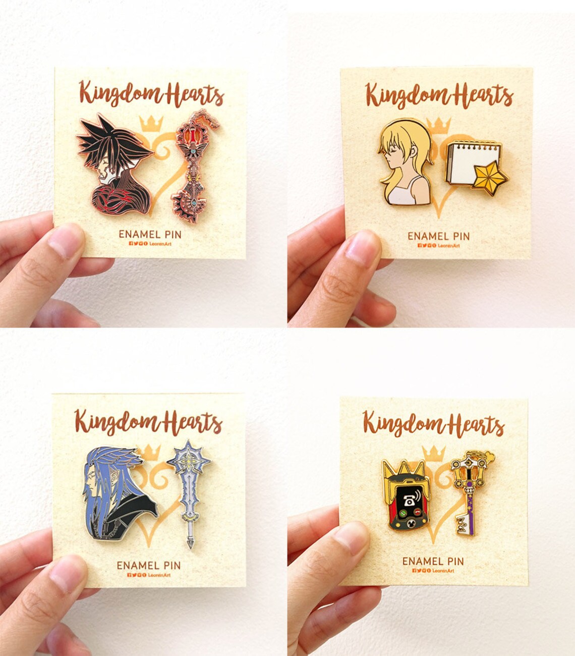Kingdom Hearts Roxas Keyblade Hard Enamel Pin | Etsy