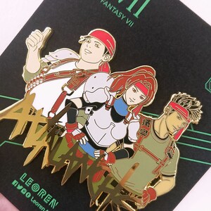 Final Fantasy VII Remake / FF7R - Avalanche - BIG / JUMBO - Hard Enamel ...