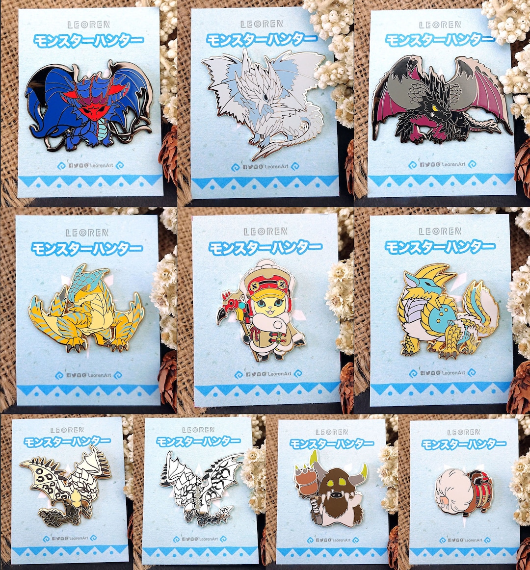 Monster Hunter World - MHW Iceborne - Hard Enamel Pin - Etsy
