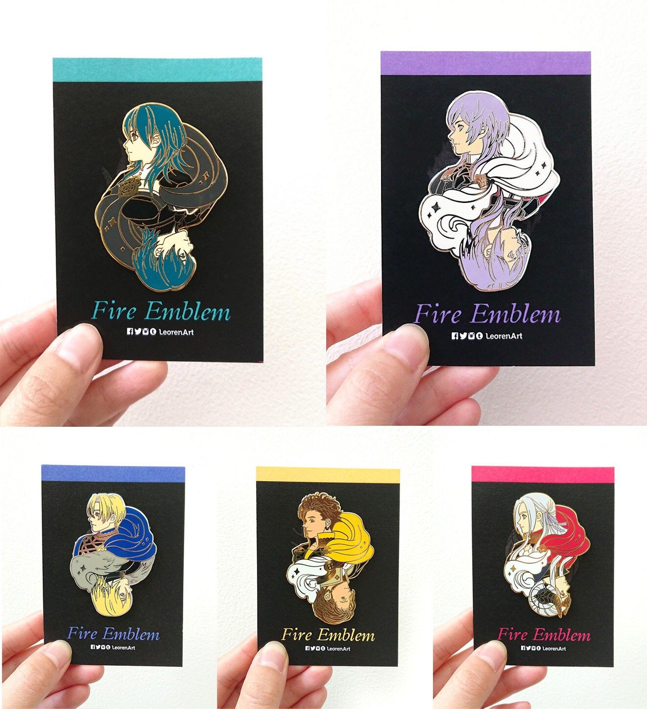 Fire Emblem Three Houses FE3H Edelgard Hard Enamel Pin | Etsy