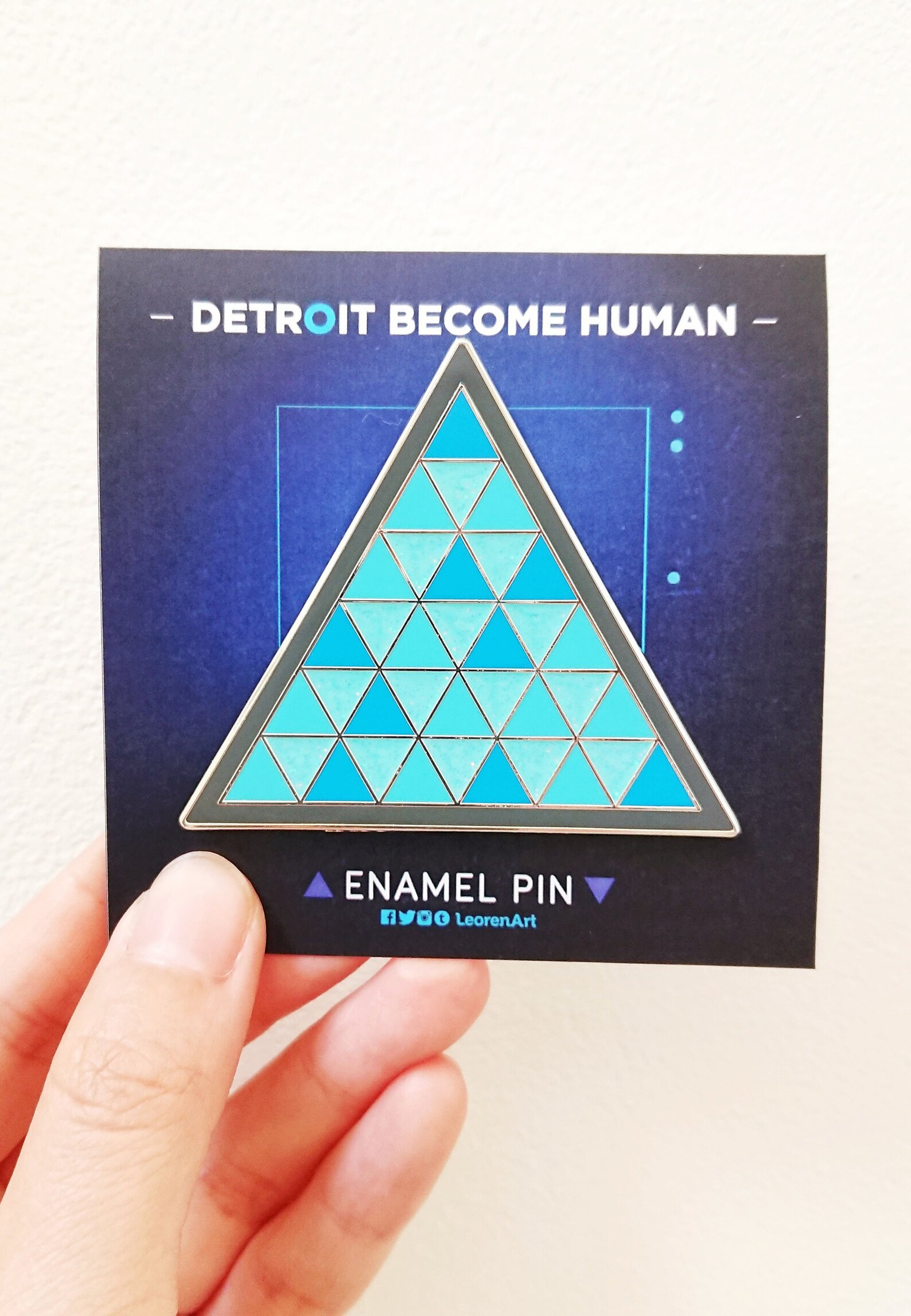 Detroit Become Human Big Hard Enamel Pin Glitter - Etsy