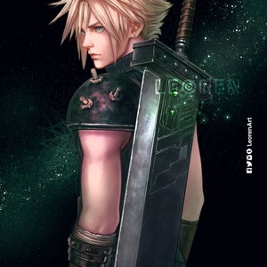 Final Fantasy VII Remake / FF7R - Art Print / Poster - Etsy