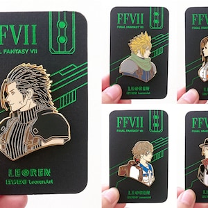 Final Fantasy VII Remake / FF7R - Hard Enamel Pin - Etsy