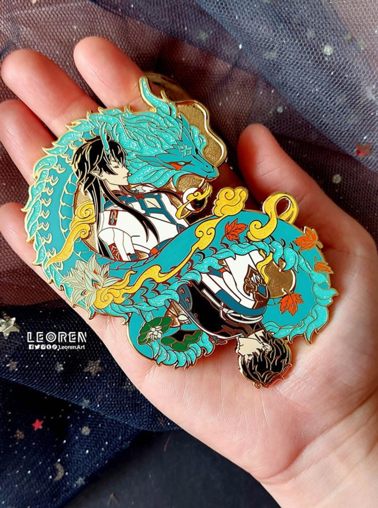 Honkai Star Rail - Dan Heng / Imbibitor Lunae - Deluxe Hard Enamel Pin ...