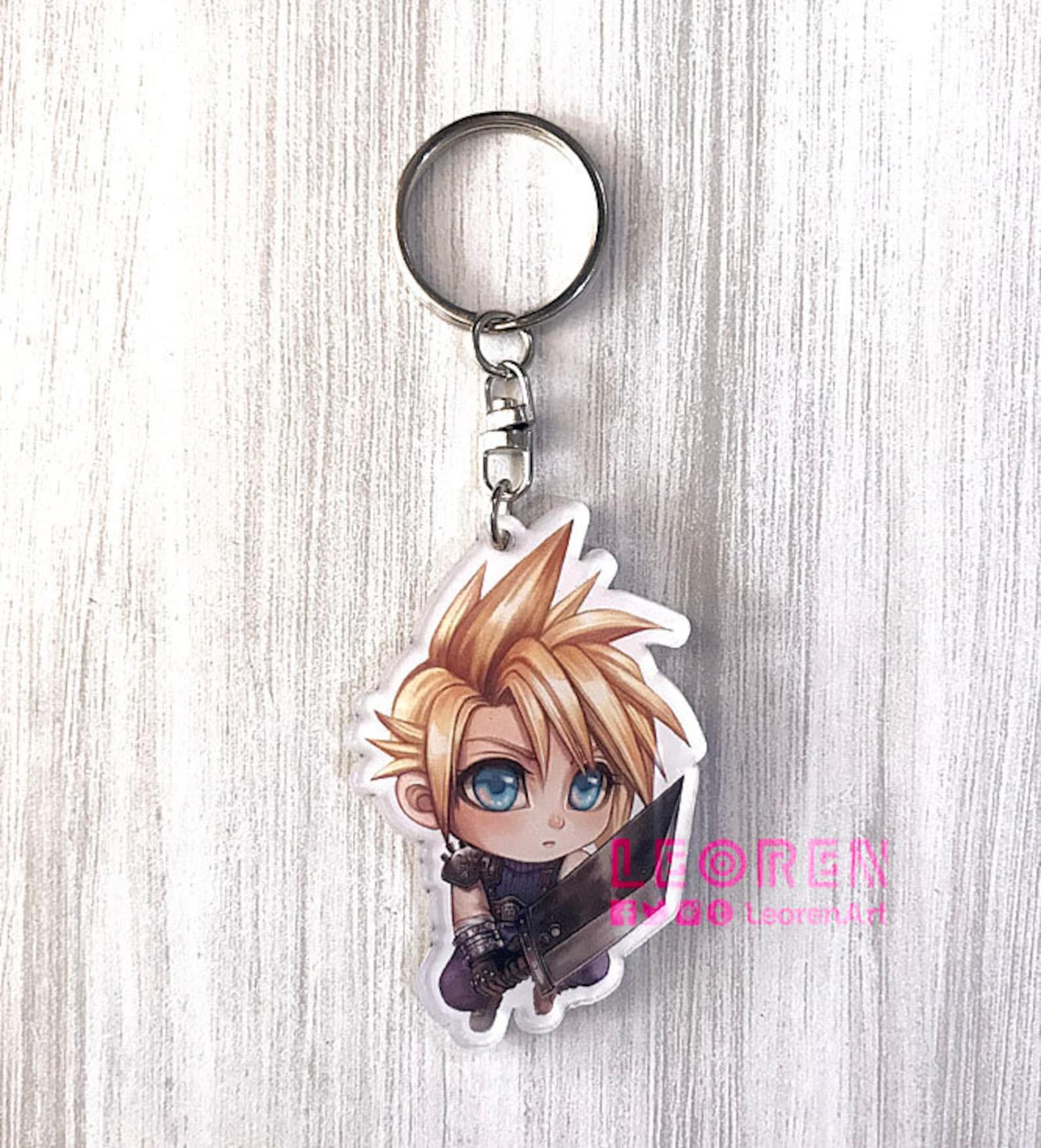 Final Fantasy Keychain Charm | Etsy