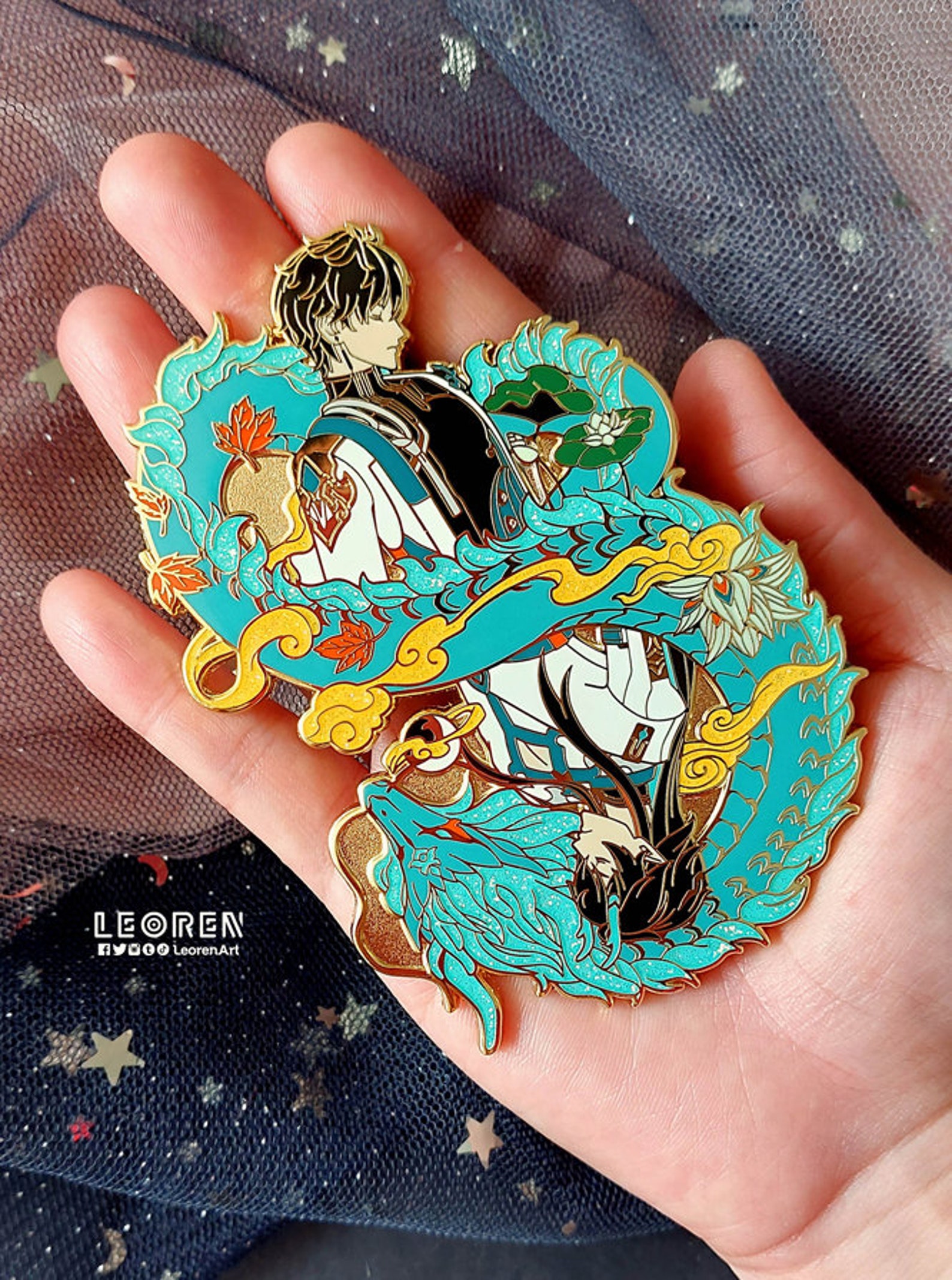Honkai Star Rail - Dan Heng / Imbibitor Lunae - Deluxe Hard Enamel Pin ...