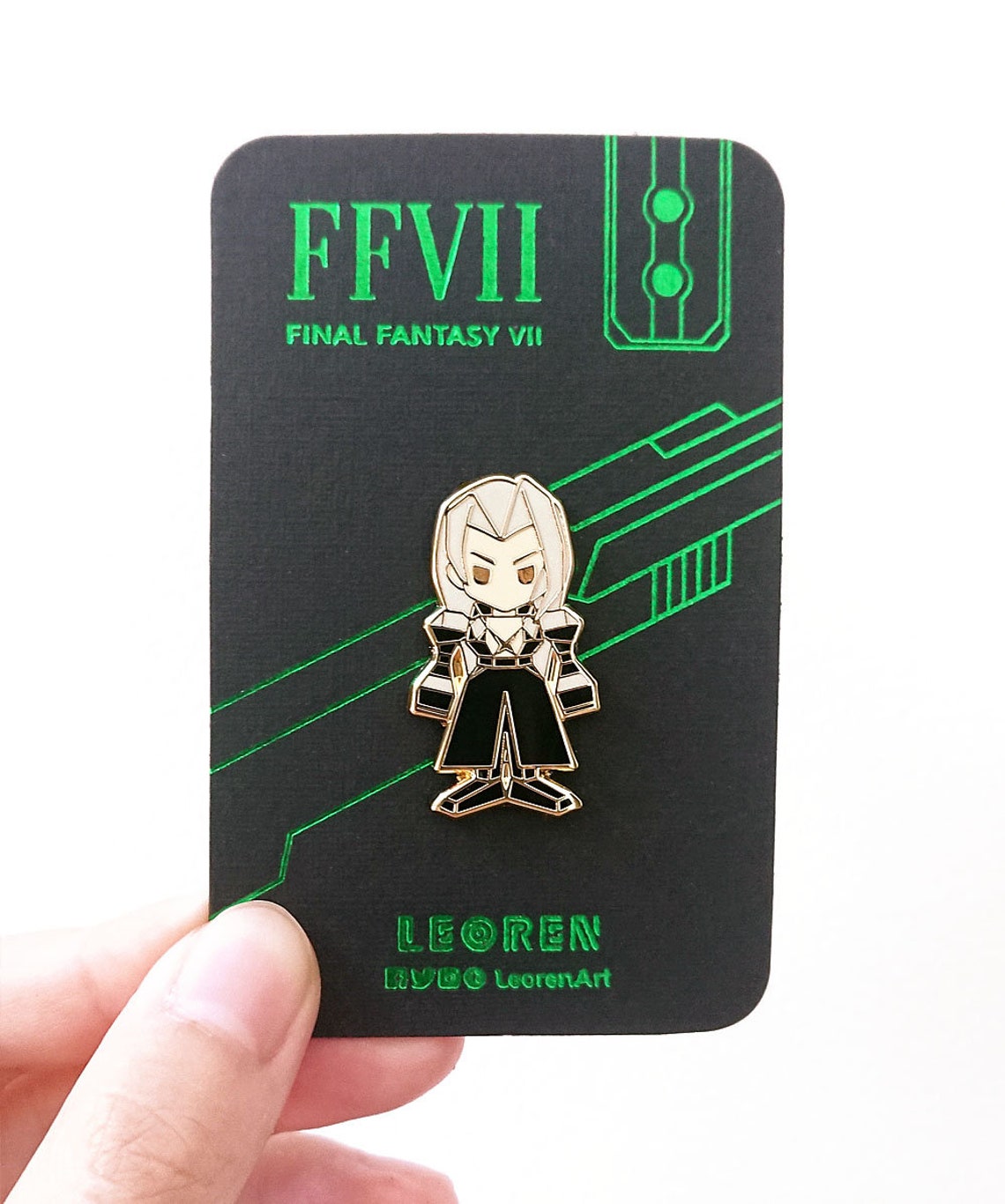 Final Fantasy VII Remake / FF7R Polygon Hard Enamel Pin | Etsy