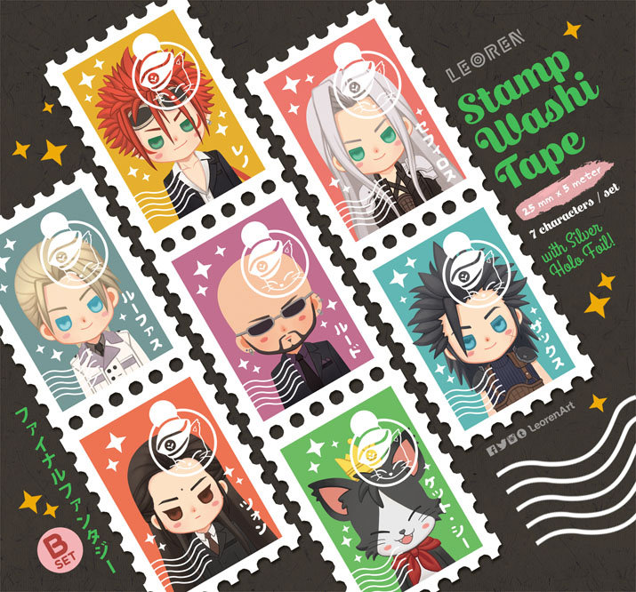 Final Fantasy VII Remake / FF7R - Stamp Washi Tape - Etsy UK