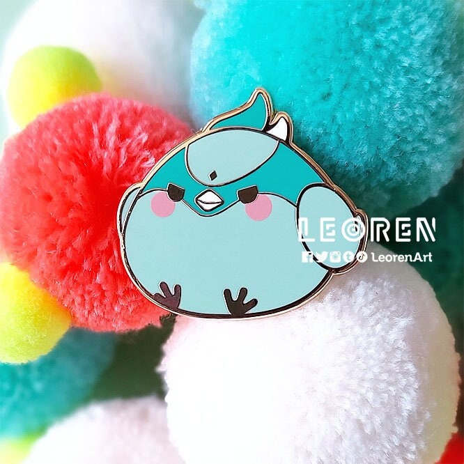 Genshin Impact Cute Alatus Xiao Bird Hard Enamel Pin - Etsy Australia
