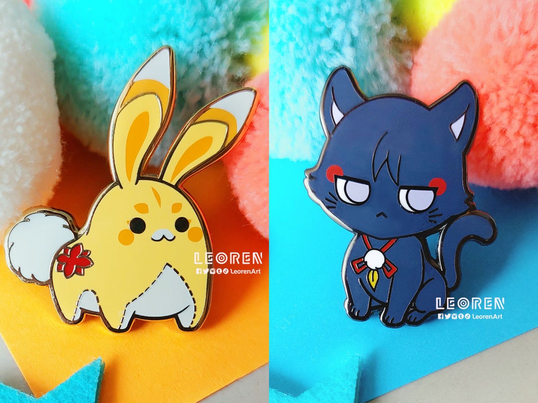 Genshin Impact - Scarameow / Yuegui - Hard Enamel Pin - Etsy