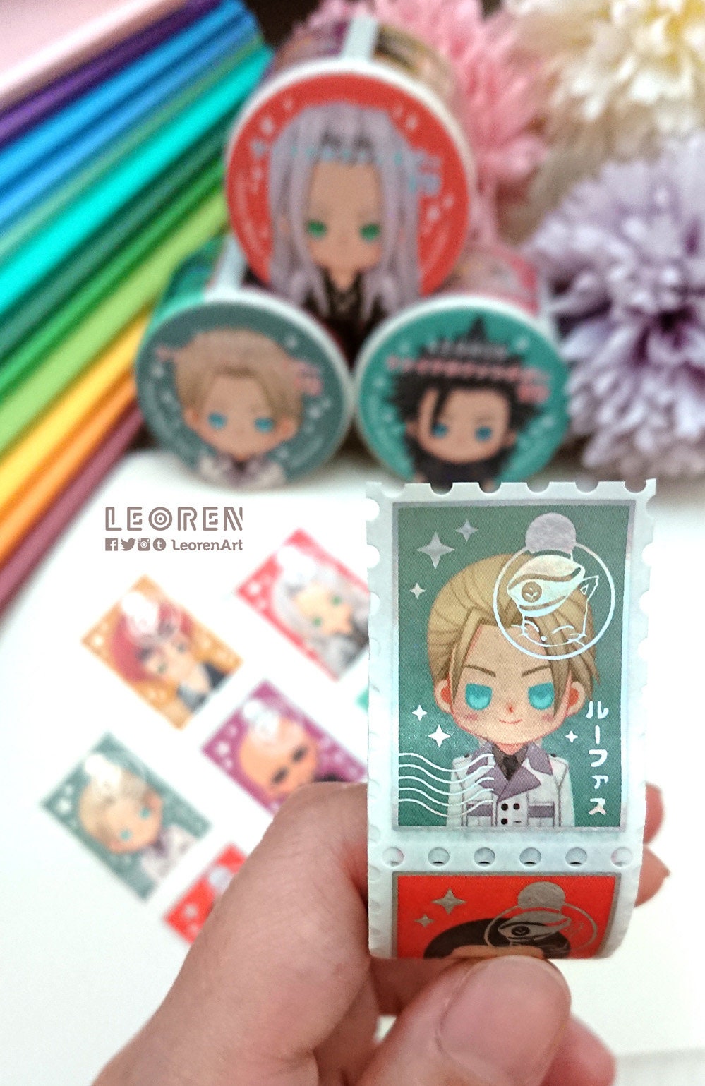 Final Fantasy VII Remake / FF7R Stamp Washi Tape | Etsy UK