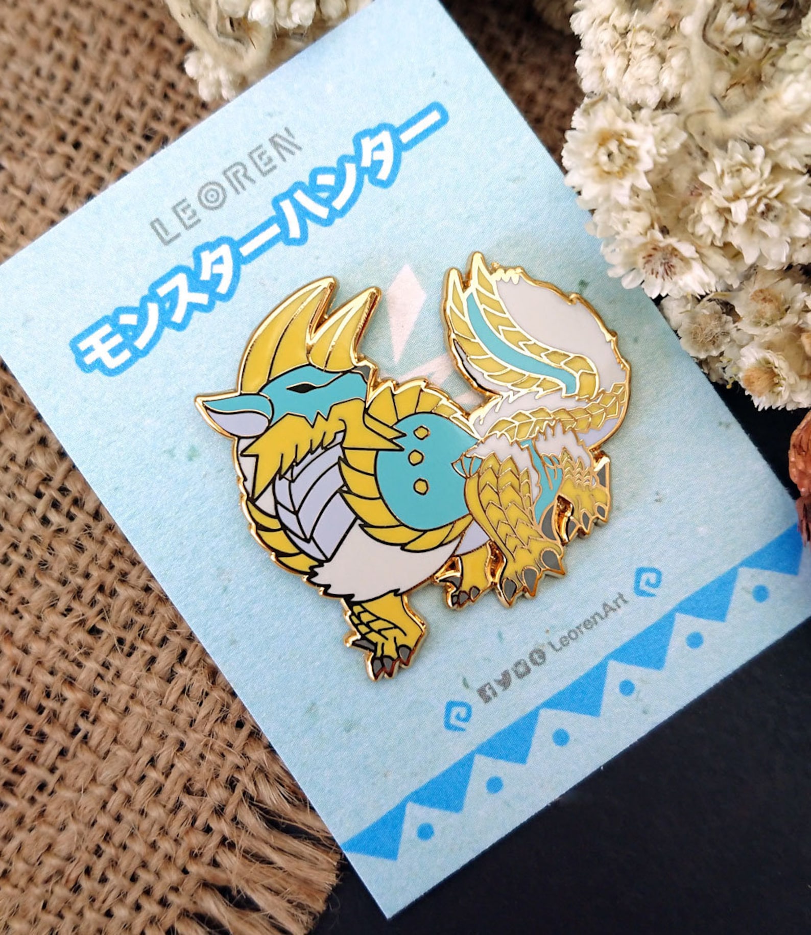 Monster Hunter World MHW Iceborne Hard Enamel Pin | Etsy