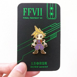Final Fantasy VII Remake / FF7R - Polygon Hard Enamel Pin - Etsy