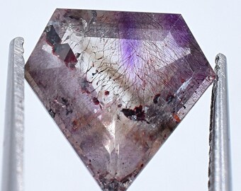 Precision Cut SUPER SEVEN Amazing 7 Crystals Healing Stone Seven Chakra ...