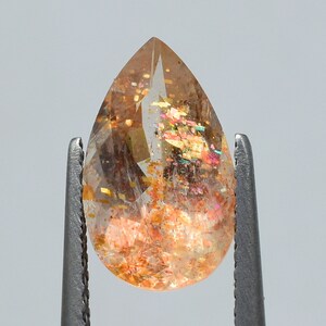 CONFETTI SUNSTONE Multi Flake Sparkling 7X11 MM With Rainbow Sunstone ...
