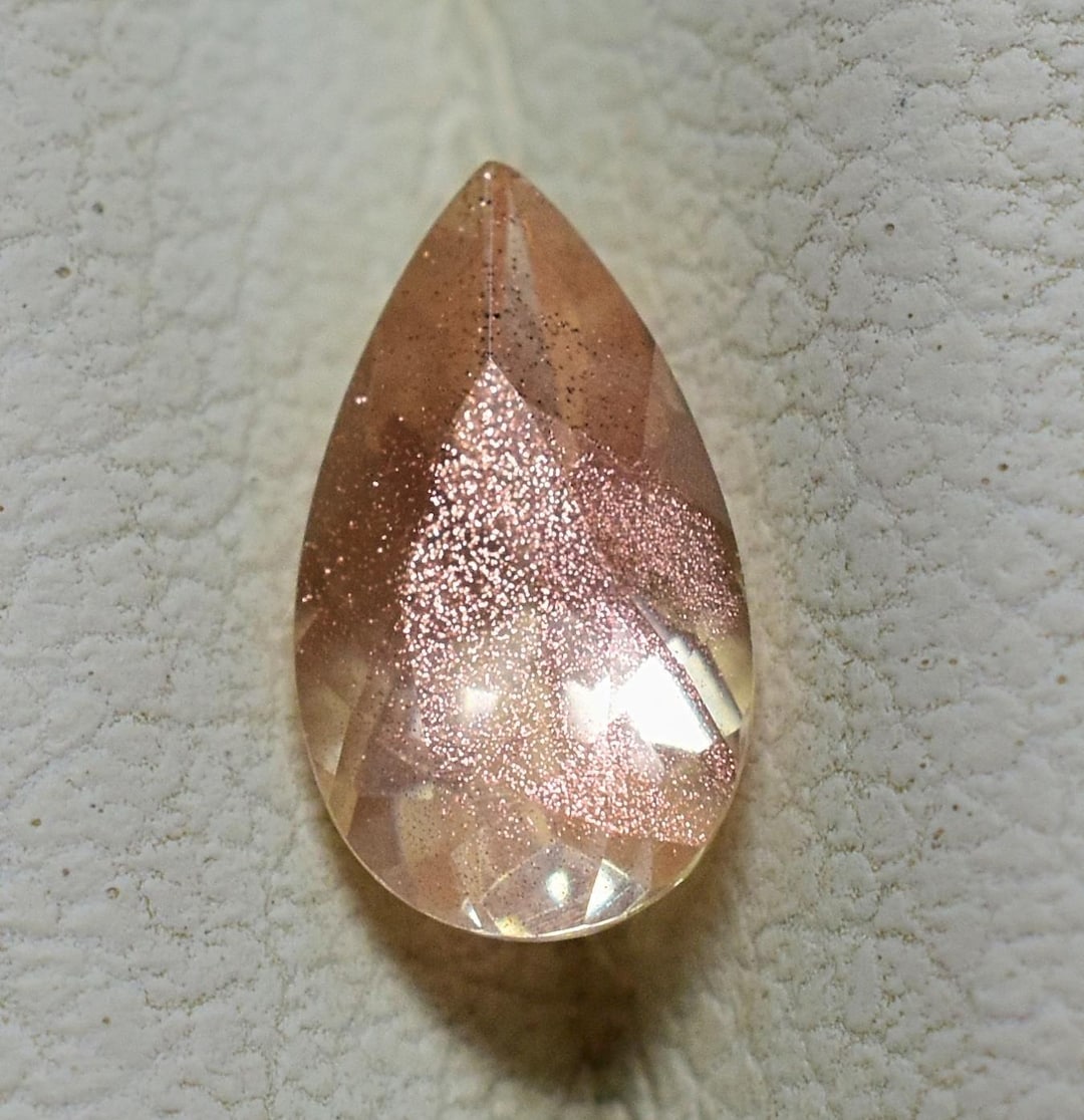 Natural Oregon Sunstone With Beautiful Pink Schiller Effect Sparkling ...