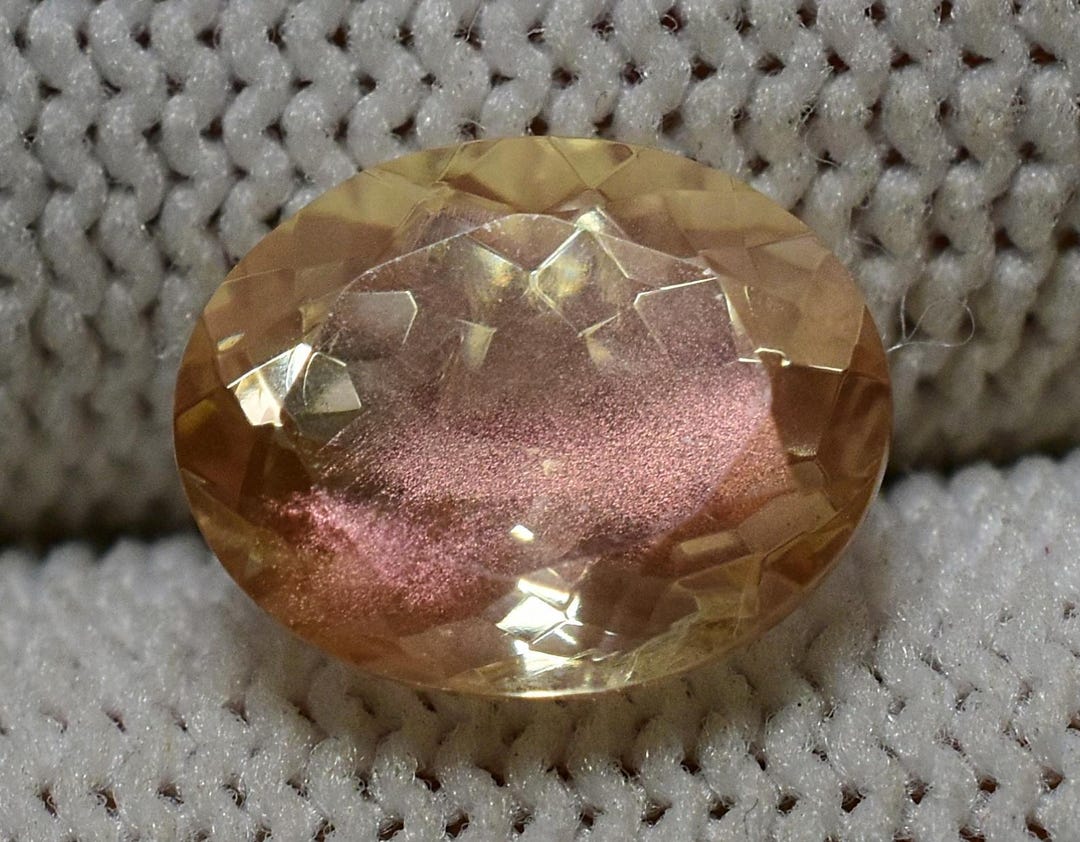 Natural Oregon Sunstone With Beautiful Pink Schiller Effect Sparkling ...