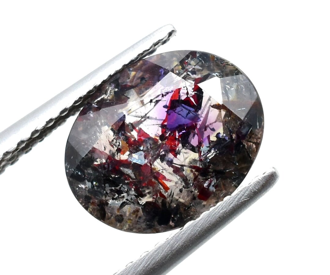 Rare SUPER SEVEN Gemstone With Beautiful 7 Crystals Healing Stone Seven ...