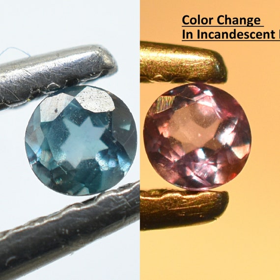 Rare Natural Alexandrite With Color Changing Alexandrite - Etsy