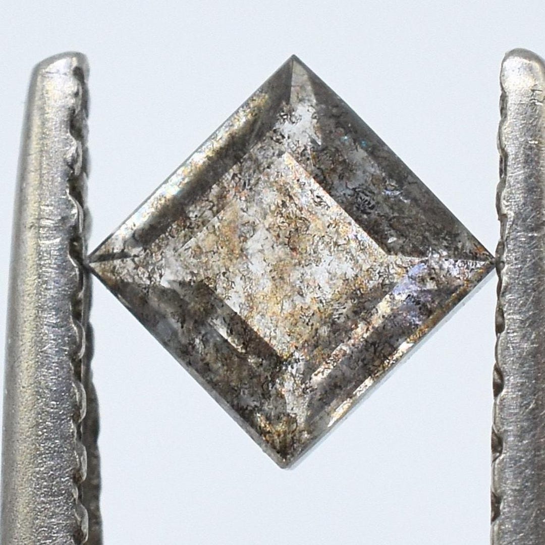 Aquamarine Sunstone Schiller Effect 4MM Square Flashy Shiny Moss Blue ...