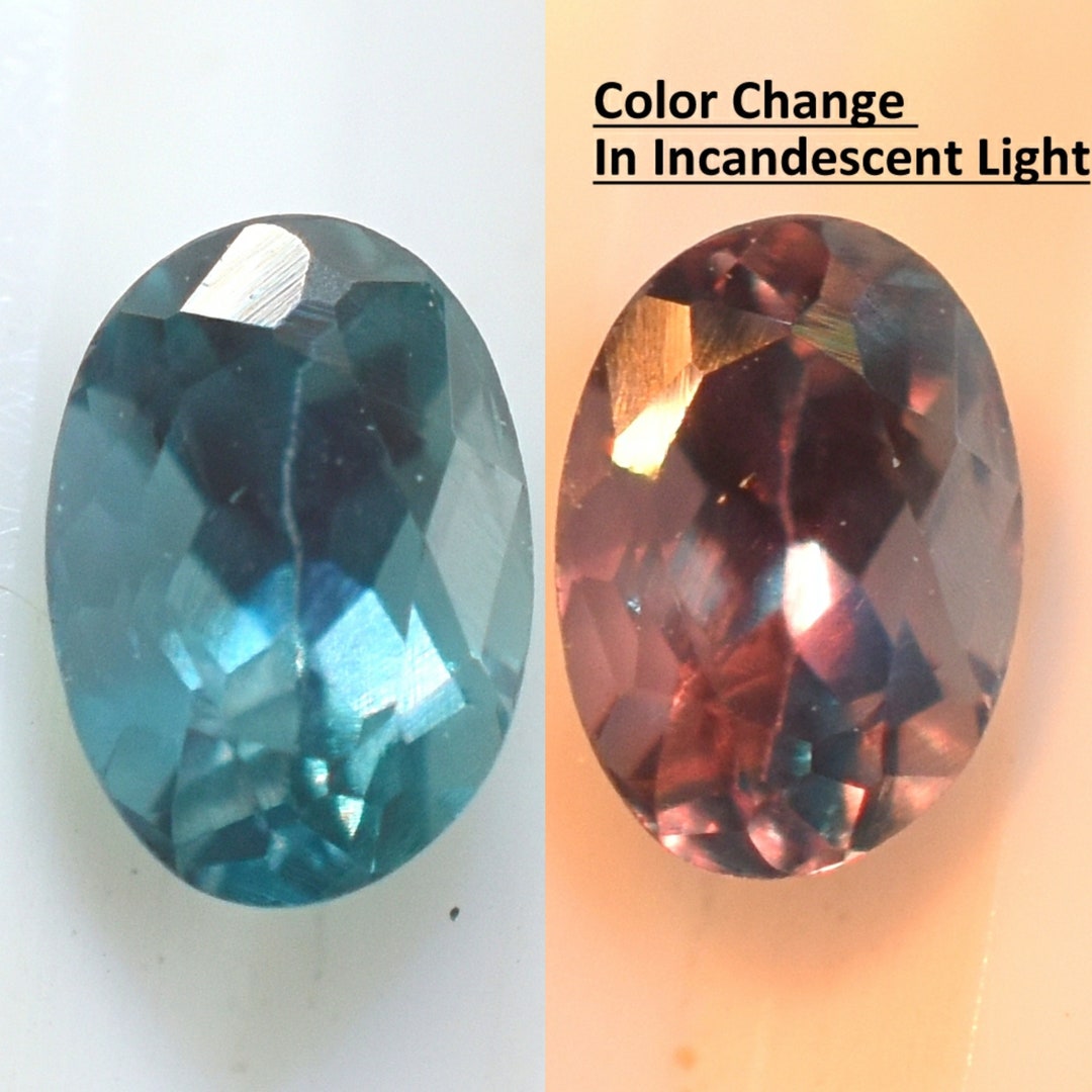 Rare Natural Alexandrite With Color Changing Alexandrite Effect With ...