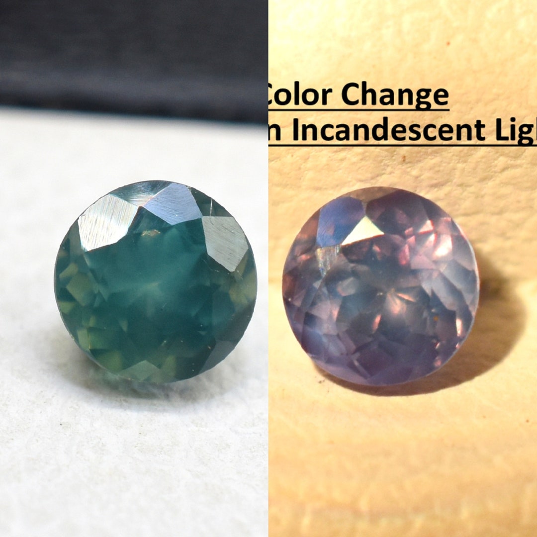 Rare Natural Alexandrite With Color Changing Alexandrite - Etsy