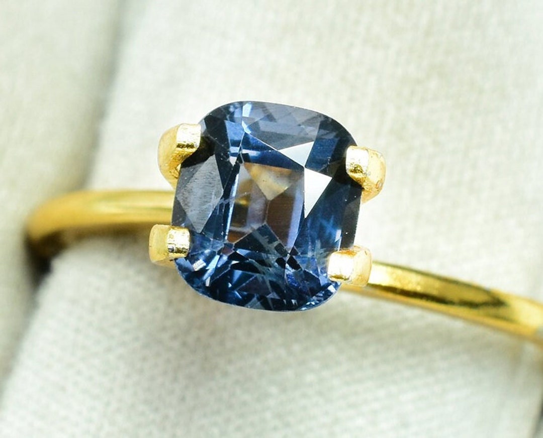 Natural Dark Blue Spinel 6.2X7 MM 1.55 Carats AAA Quality Beautiful ...