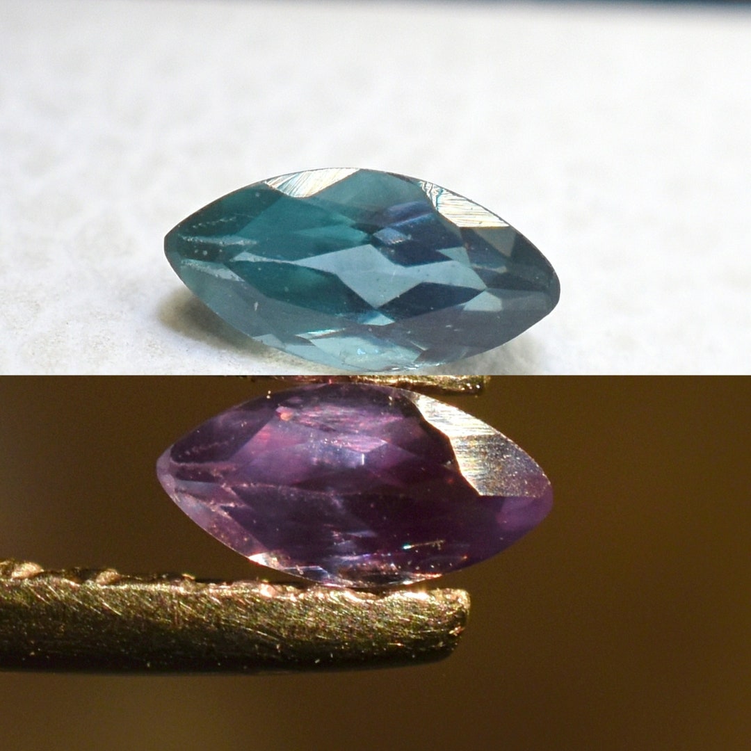 Rare Natural Alexandrite With Color Changing Alexandrite Effect With ...