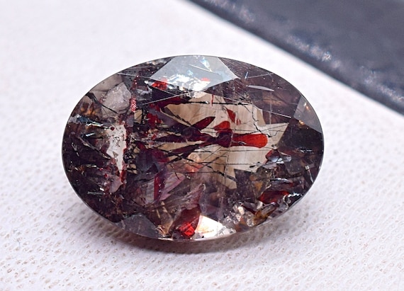 Smoky ..SUPER SEVEN.. Gemstone With Amazing 7 Crystals - Etsy