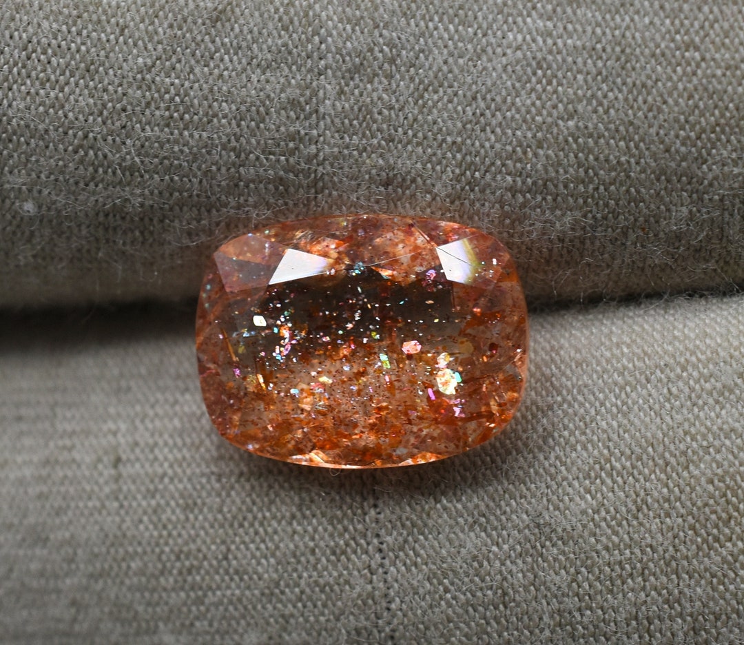 Multi Color CONFETTI SUNSTONE With Glitter Flakes Sparkling 9X12 MM ...