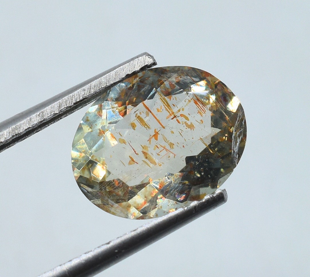 CONFETTI SUNSTONE With Amazing Luster Sparkling 7.5X9.5 MM Filled With ...