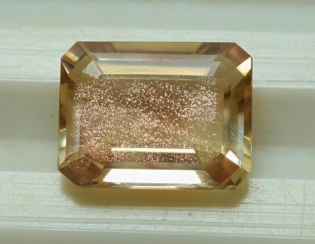 Natural Oregon Sunstone With Beautiful Pink Schiller Effect Sparkling ...