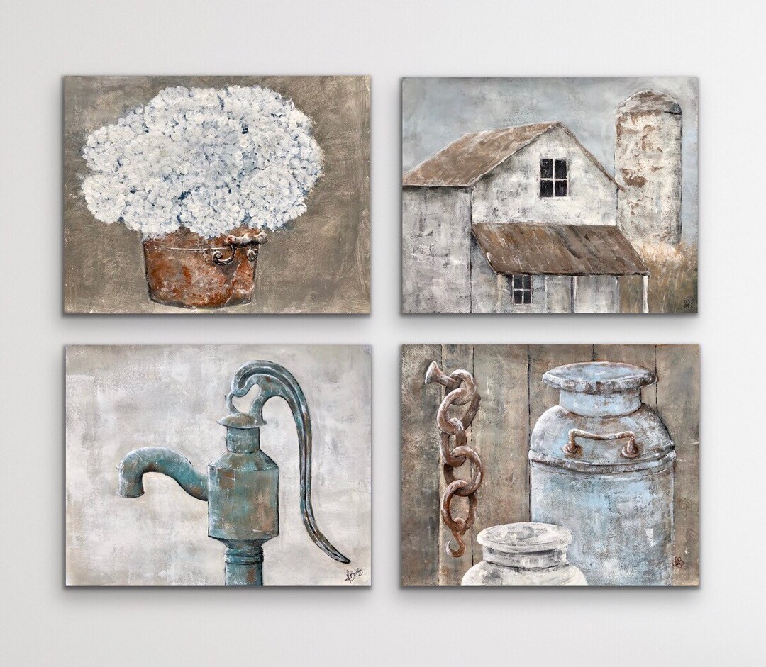 Farmhouse Wall Decor,primitive Art Prints ,modern Farmhouse , SAVE 40% ...