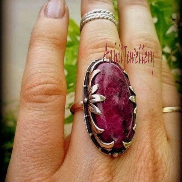 Red Ruby Ring - Etsy