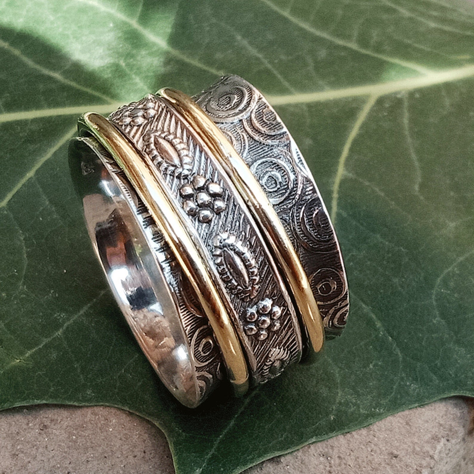 New Hot Designer Ring, Spinner Ring, Anxiety Ring, Meditation Ring ...