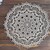 Beautiful Modern Doily With Textured Elements, Hand Crocheted Yellow ...