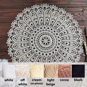 MADE TO ORDER Gorgeous Lace Table Centerpiece, Large Doily for Table ...