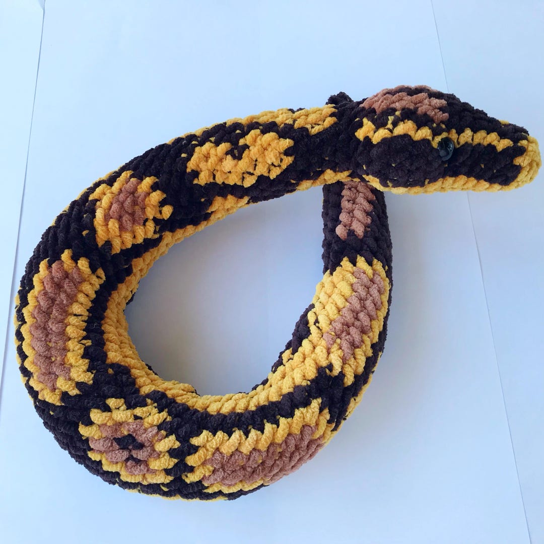 Python Royale Snake Plush , Stuffed Reptile Lovers Gift, Cute Snake ...