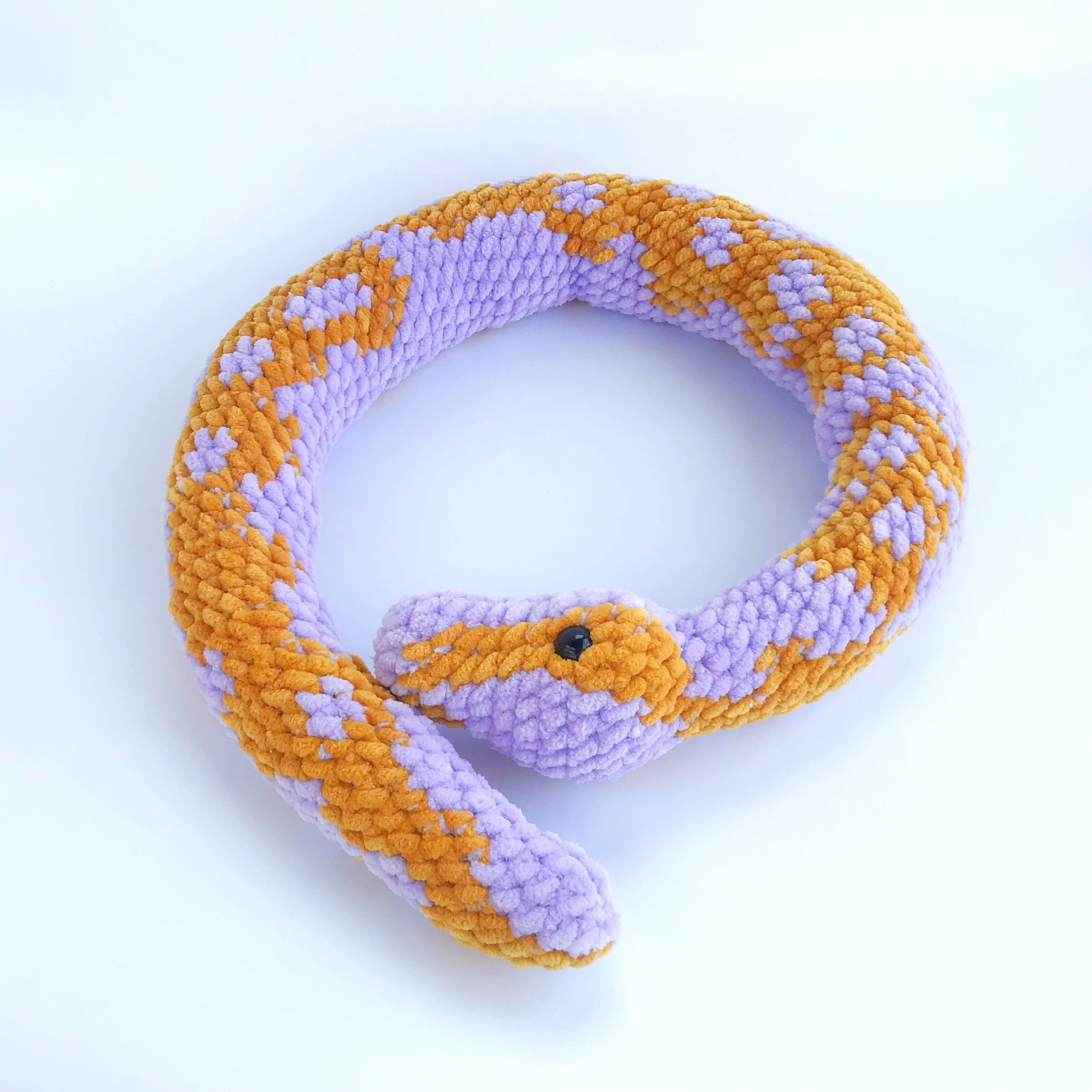 Lavender Ball Python Snake Plush Decor for Photo Props - Etsy