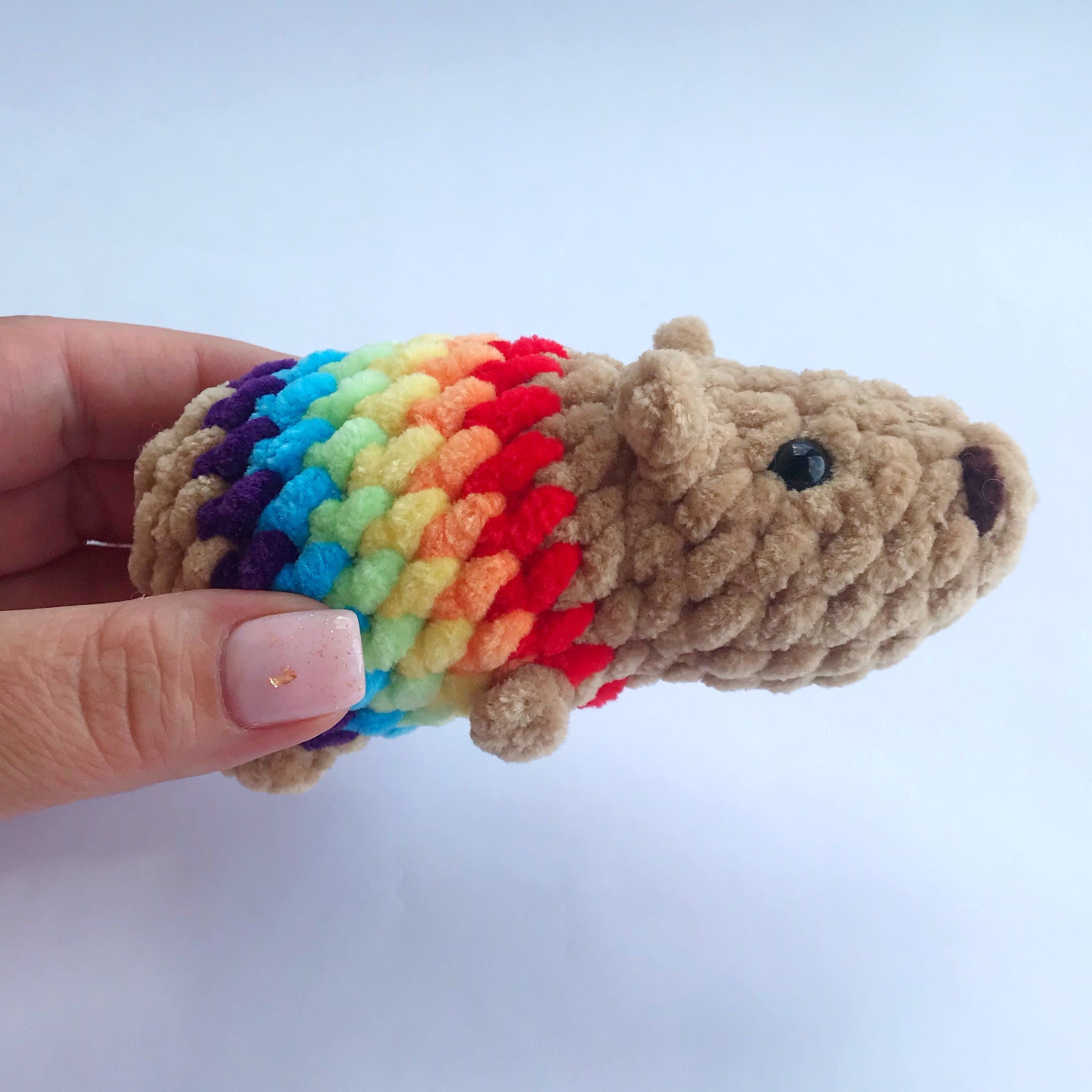 LGBT Cute Capybara Plushie for Keychain - Etsy