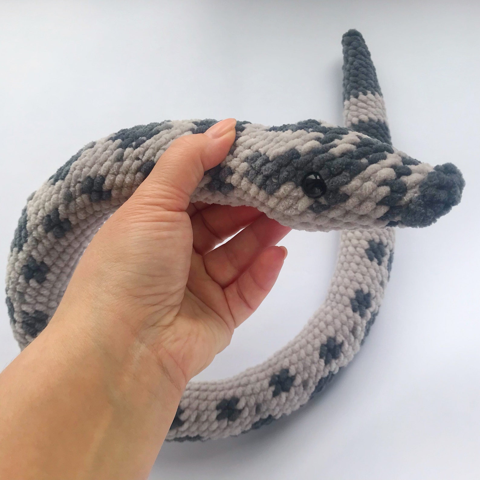 Western Hognose Snake Plush , Stuffed Snake, Gift Snake, Cute Snake ...