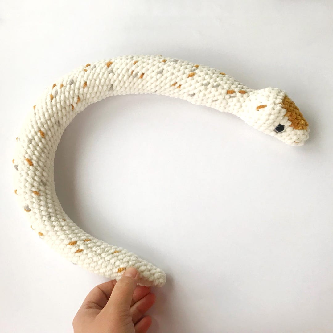 Albino White Snake Plush ,cute Snake Decor for Photo Props - Etsy